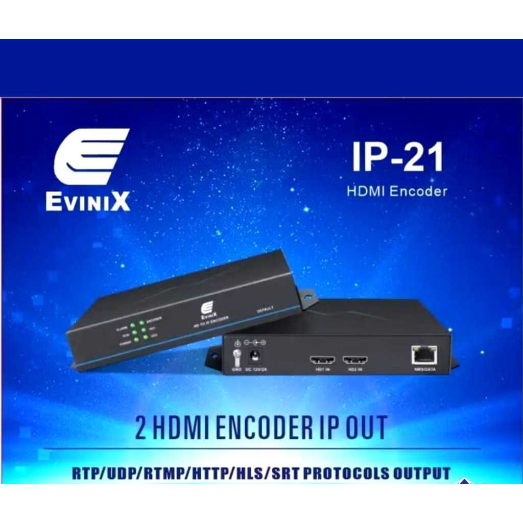 Jual EVINIX IP-21/2INPUT HDMI ENCODER IP OUT EVINIX RTP UDP RTMP HTTP ...