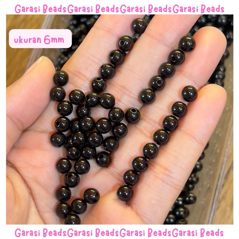 Jual [20gr] Mote Bulat Susu Ukuran 6mm | Shopee Indonesia