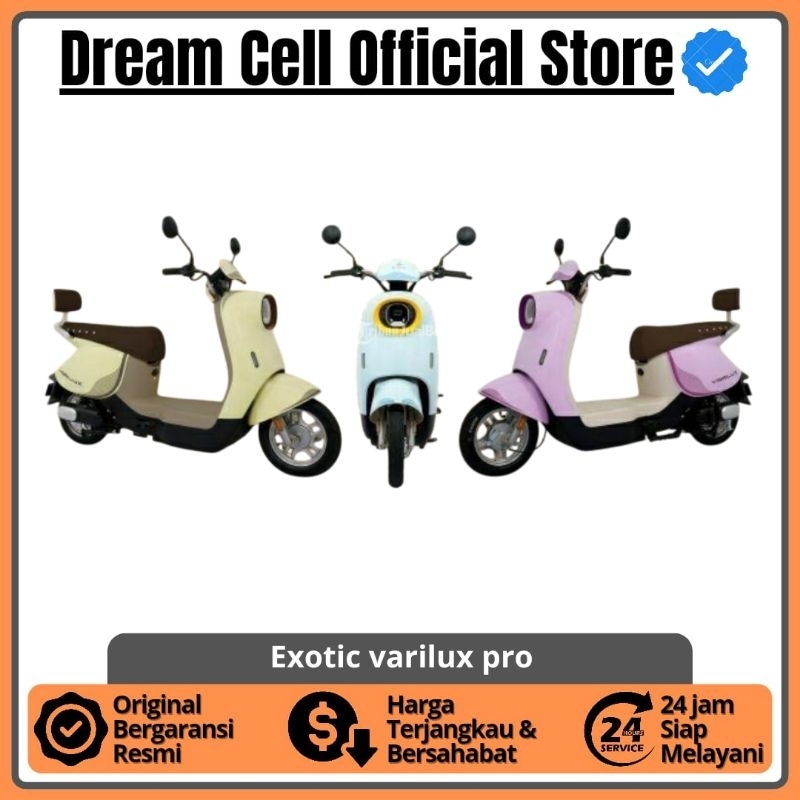 Jual Sepeda Listrik EXOTIC VARILUX 650Watt Garansi Resmi | Shopee Indonesia