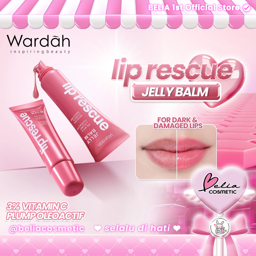 Jual BELIA NEW! Wardah Lip Rescue Jelly Balm Dusty Rose 7g | Lip Balm, Lip Therapy, Hydrating ...