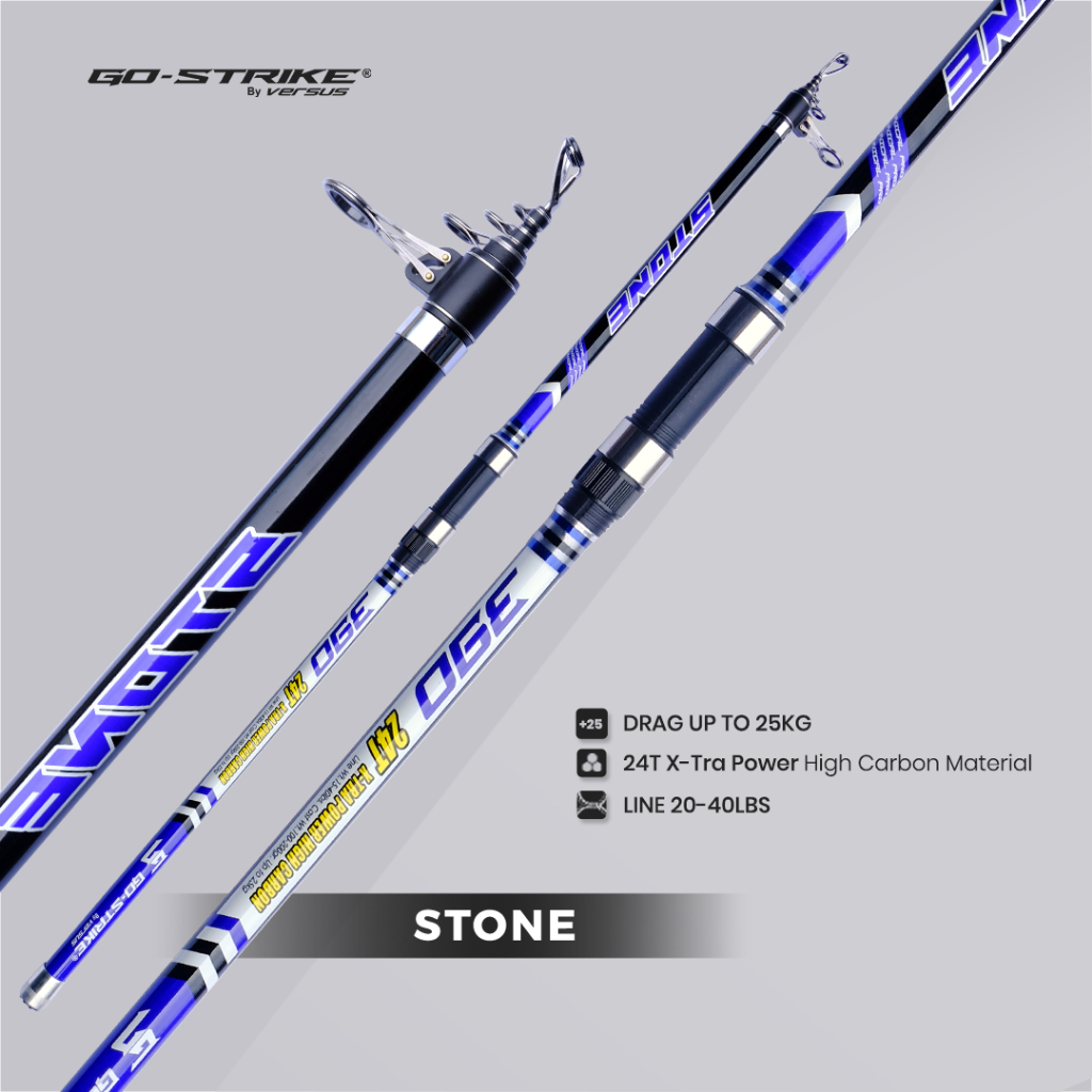 Jual GOSTRIKE STONE – Joran Pasiran Surf Casting 24T X-Power | Medium ...