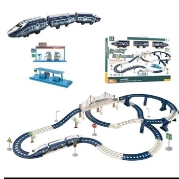 Jual Mainan Anak Kereta Cepat Train High Speed Set Kereta Listrik 792AX Kereta Cepat 2030A ...