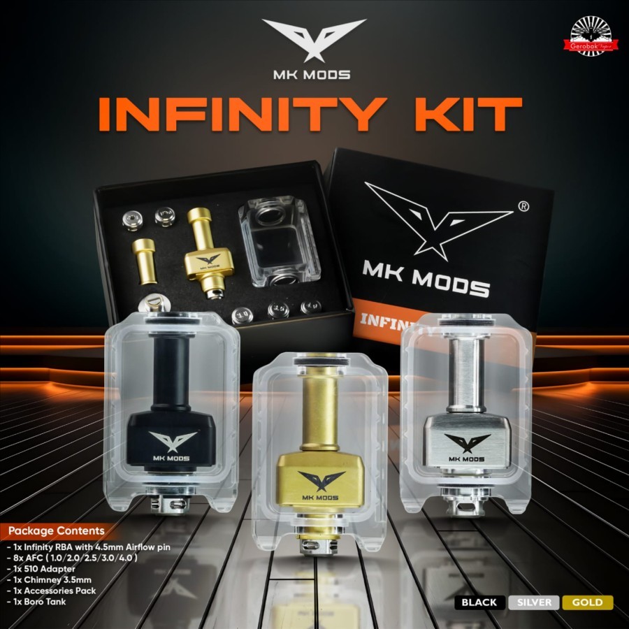 Jual MK Mods Infinity RBA Bridge Kit with Boro Tank for Boro AIO by MK ...