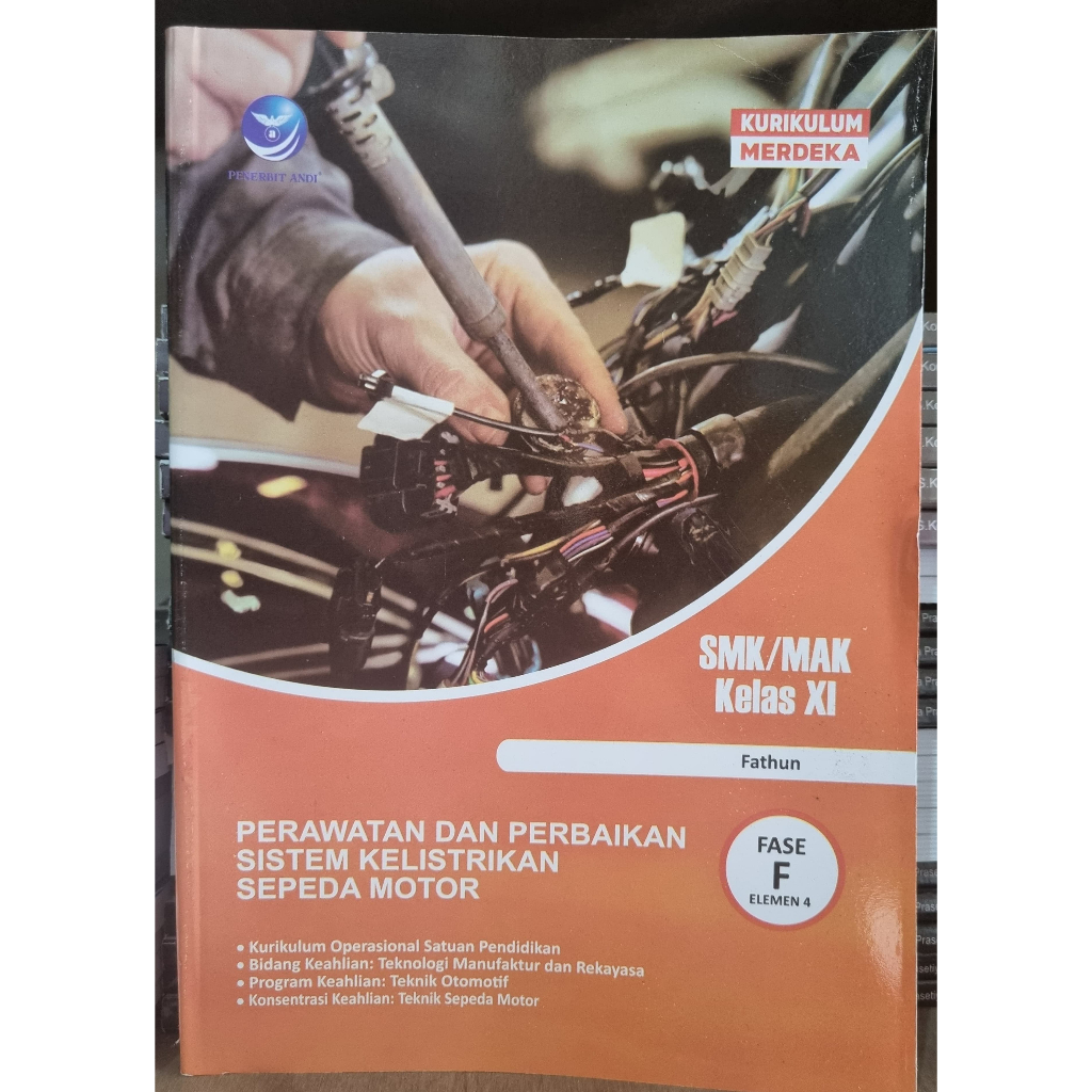 Jual Perawatan dan Perbaikan Sistem Kelistrikan Sepeda Motor SMK/MAK Kelas XI Fase F - Elemen 4 ...