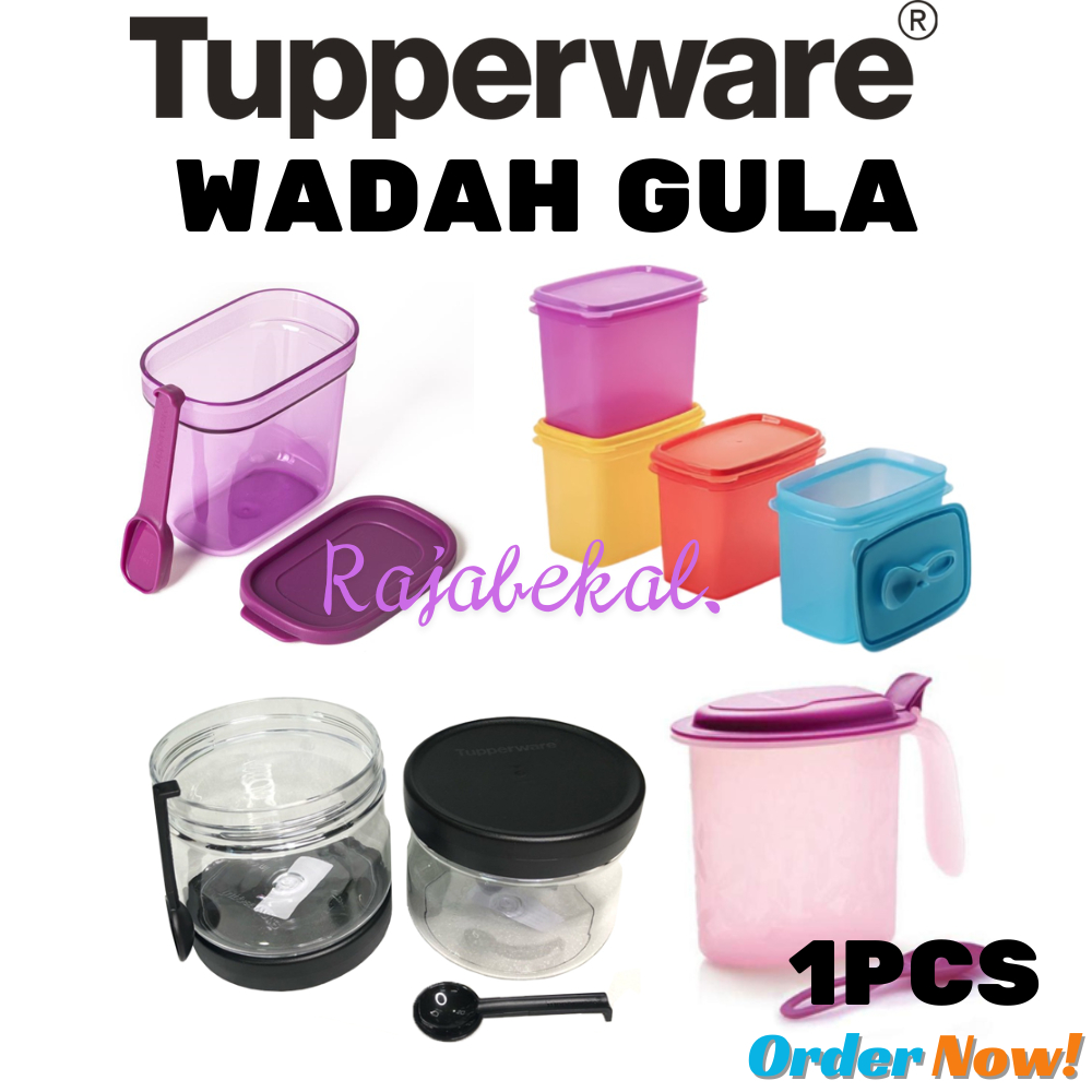 Jual PROMO Tupperware Tempat Gula ECER 1PCS SHELF SAVER // SEASON SAVER // UMAMI // CLEAR SAVER ...