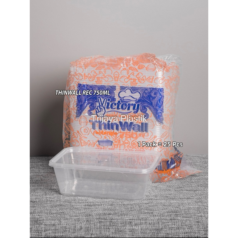 Jual Thinwall Victory Rect 750 ml | Shopee Indonesia