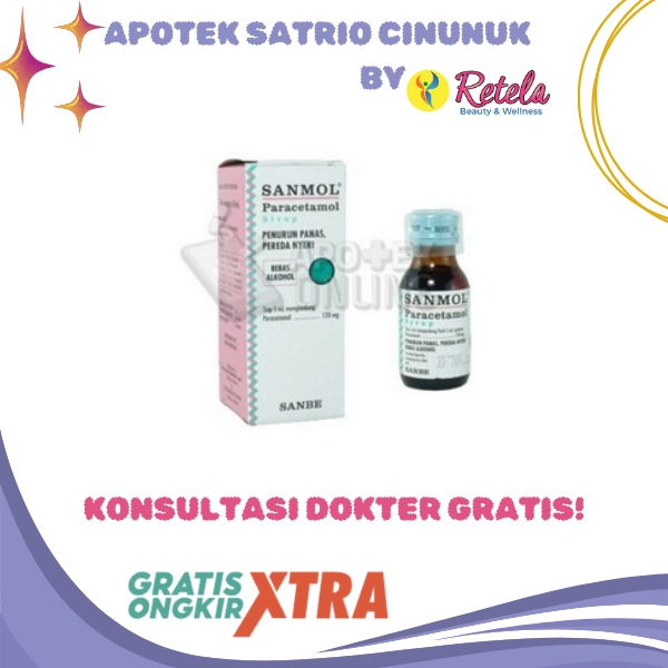 Jual Sanmol Paracetamol Syrup 60ml | Shopee Indonesia