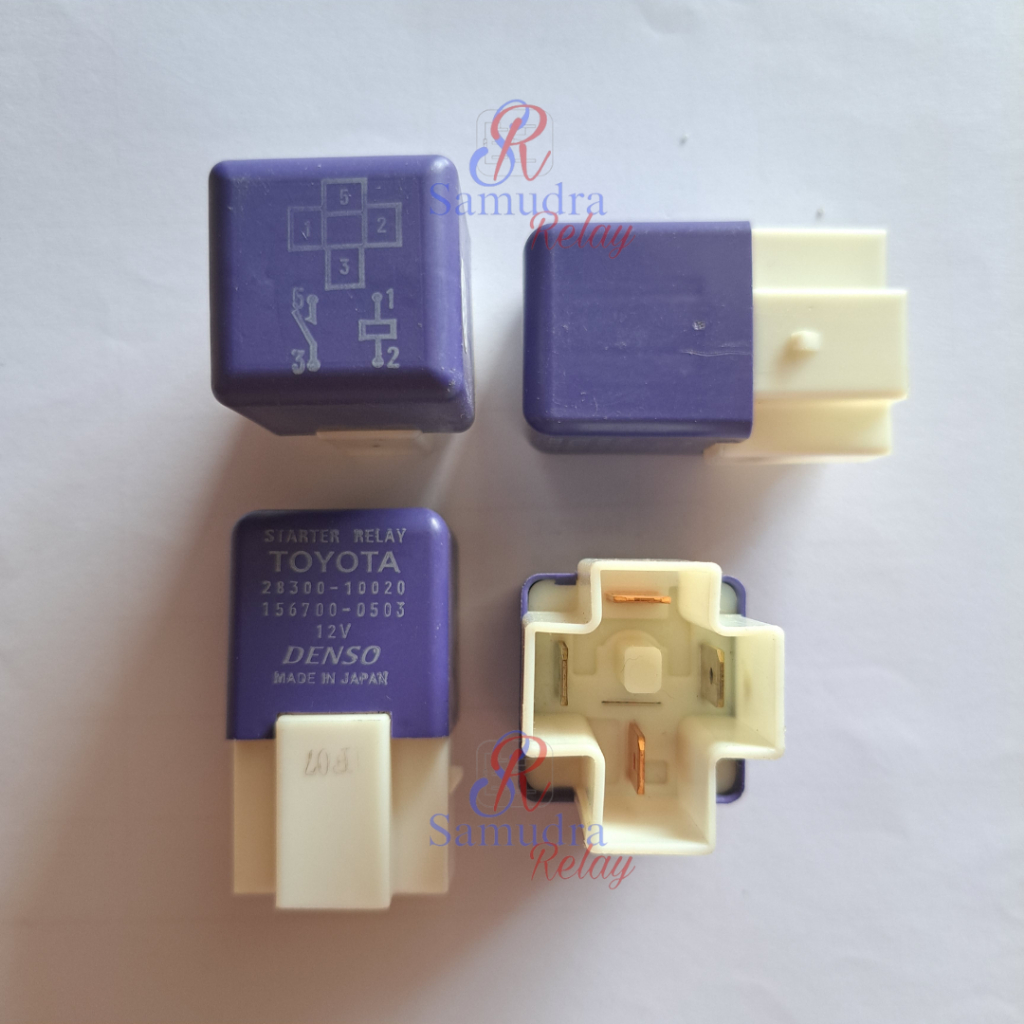 Jual Relay biru Toyota Denso Starter Relay 28300-10020 156700-0503 12V ...