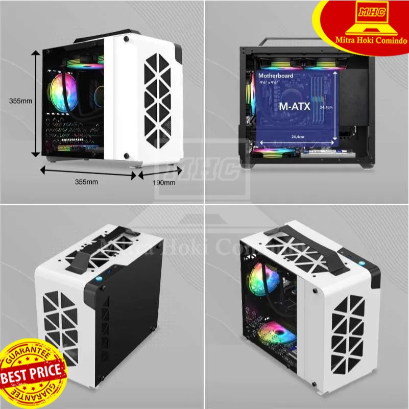 Jual CASING PC CASING KOMPUTER GAMING ENLIGHT EDGE PC CASE GAMING ...