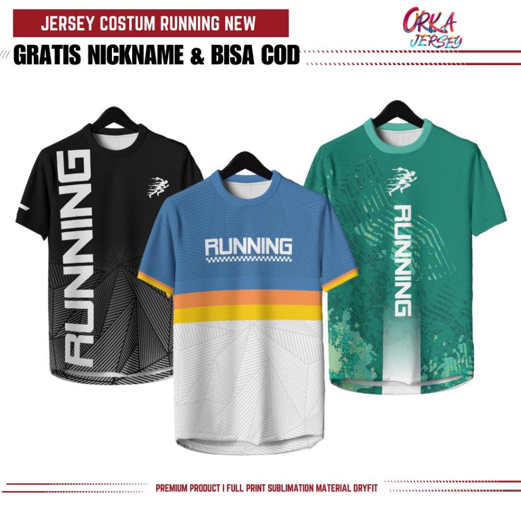 Jual Jersey Running Costum New Fullprint Premium Gratis Pasang Nama dan ...