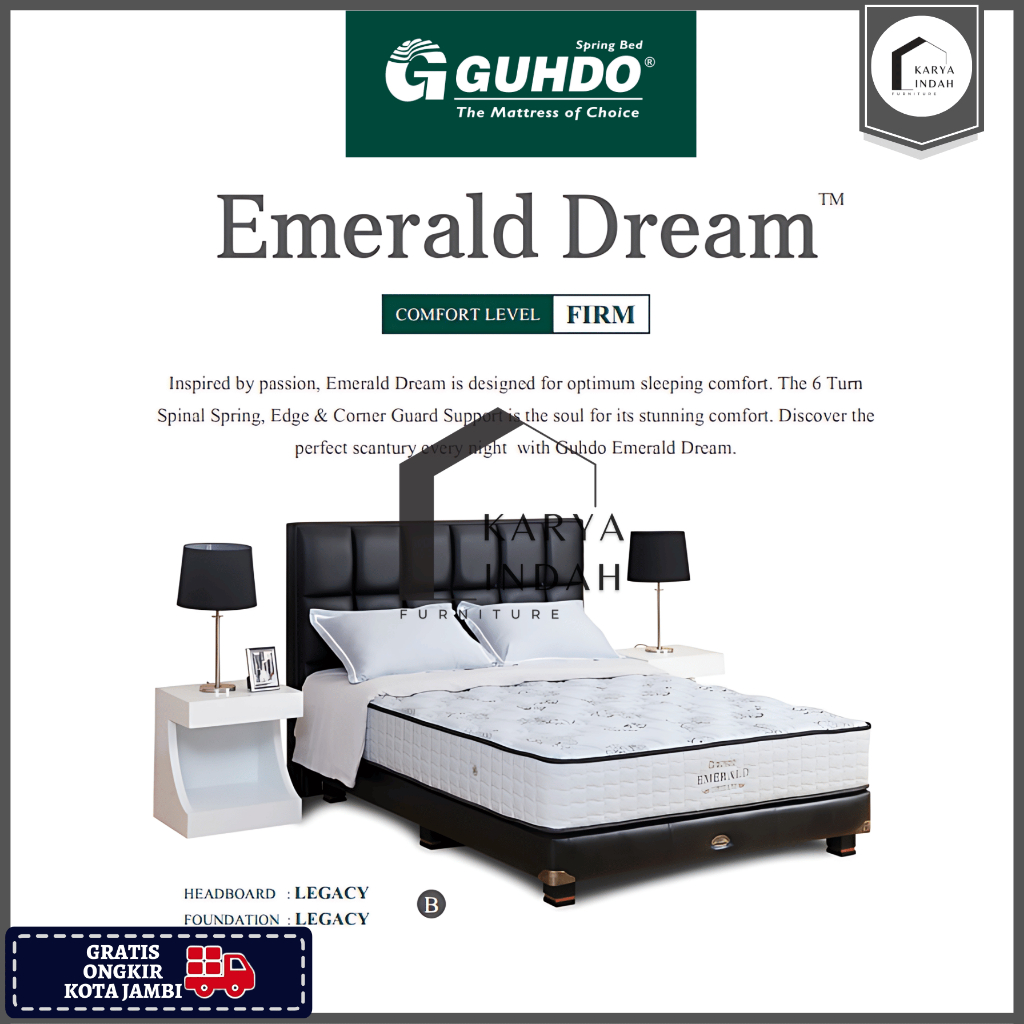 Jual Springbed GUHDO EMERALD DREAM Executive Series | Shopee Indonesia