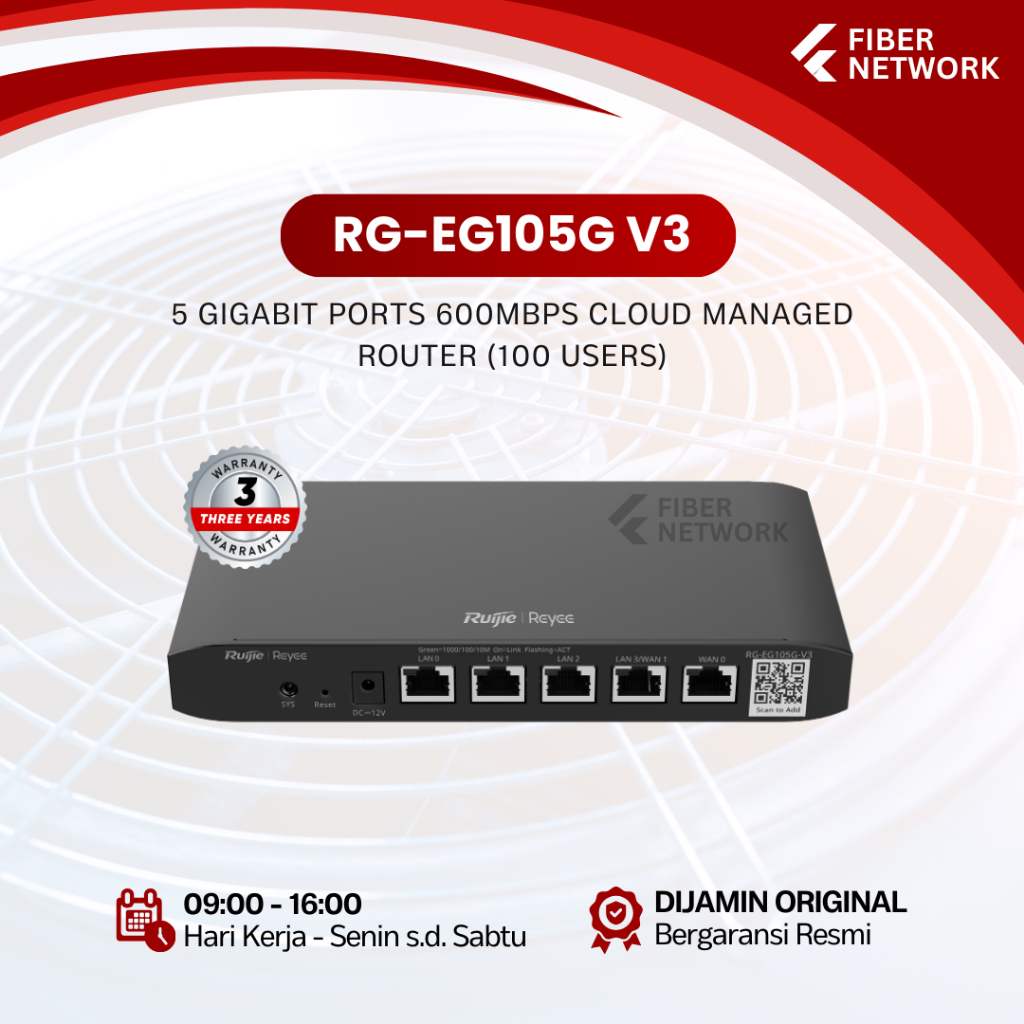 Jual RUIJIE REYEE RG-EG105G-V3 Reyee Cloud Managed Router | Shopee ...