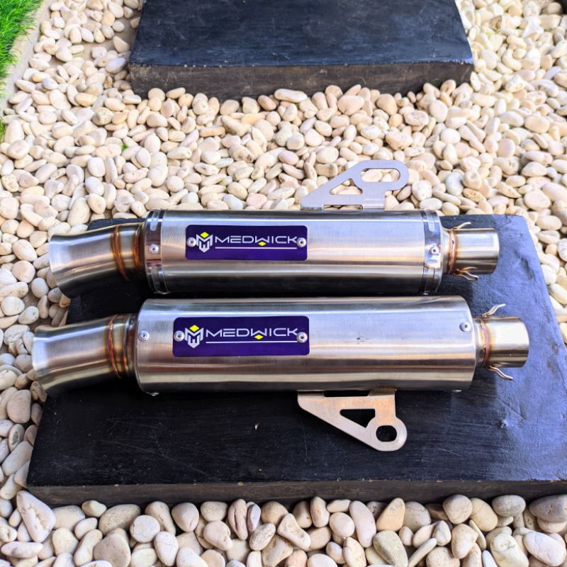 Jual MEDWICK KNALPOT MODEL SAMLONG INLET 38/38MM | Shopee Indonesia