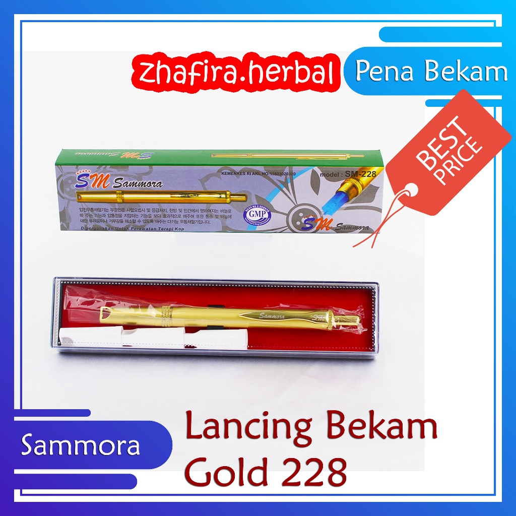 Jual Pen Sammora Gold 228 Bekam / Pena Bekam Gold Sammora 228 / Samora ...