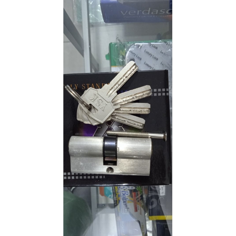 Jual Silinder Kunci Pintu Kecil/Tanggung / Cylinder Pintu / Silinder Premium / Anak Kunci ...