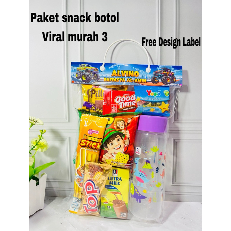 Jual Paket snack ulang tahun anak / souvenir ulang tahun / goodiebag ...