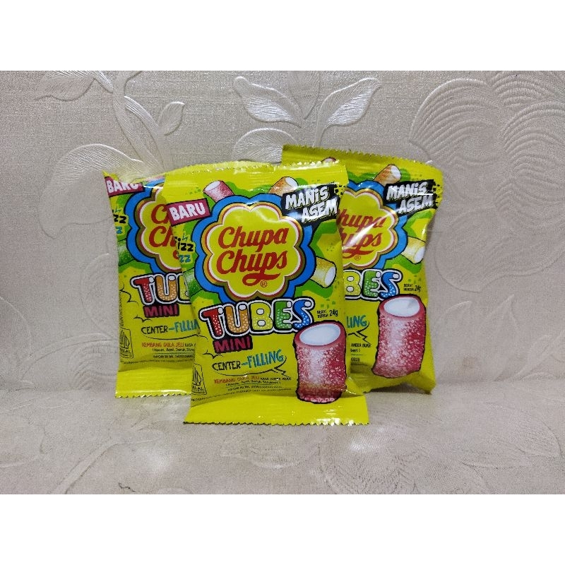 Jual CHUPA CHUPS TUBES MINI 24 GRAM / PERMEN CHUPA CHUPS TUBES MINI ...