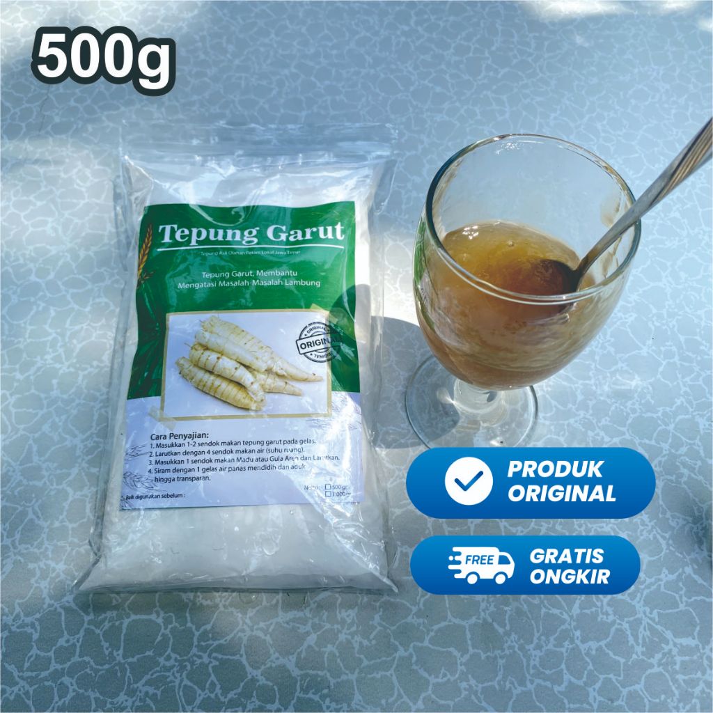 Jual TEPUNG PATI GARUT ASLI 500g - Untuk Maag dan Asam Lambung ...
