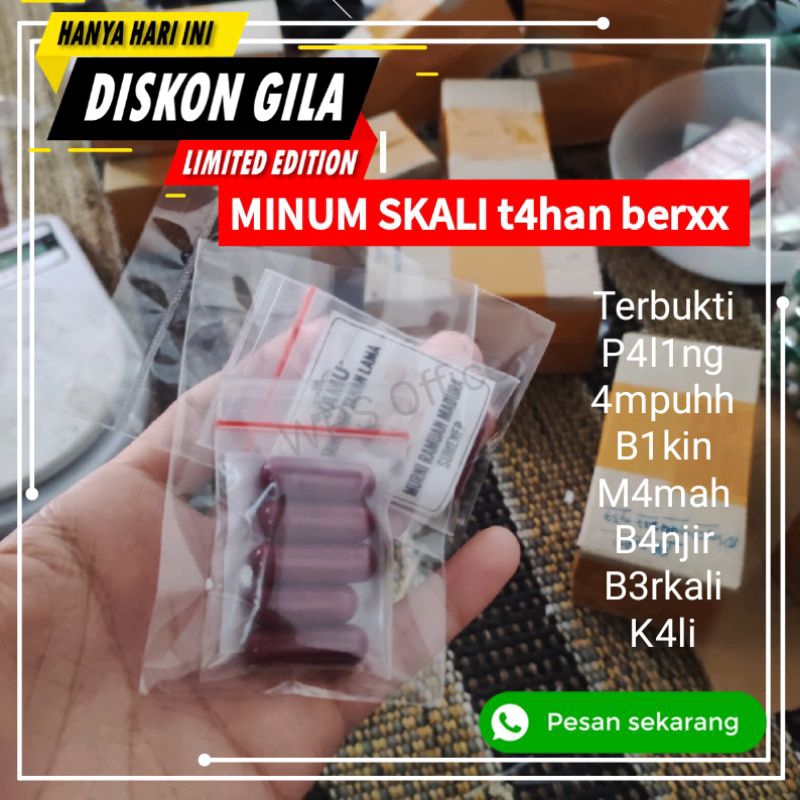 Jual Jamu Kuat Pria Tahan Lama Kapsul Obat Herbal Tahan Lama Original ...