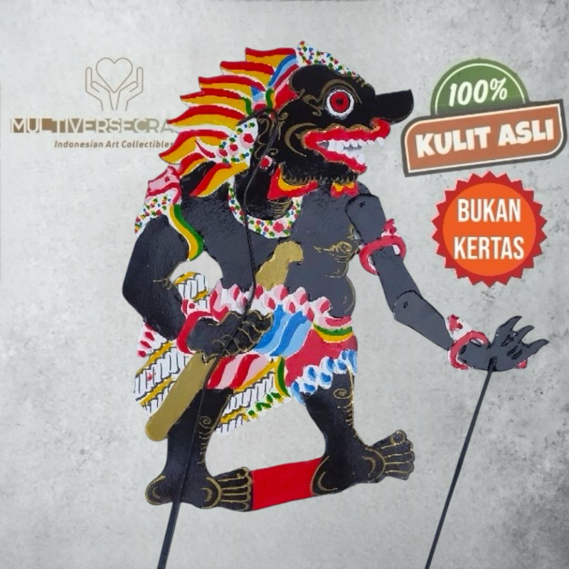 Jual wayang kulit Buto Rambut geni 55 cm | Shopee Indonesia