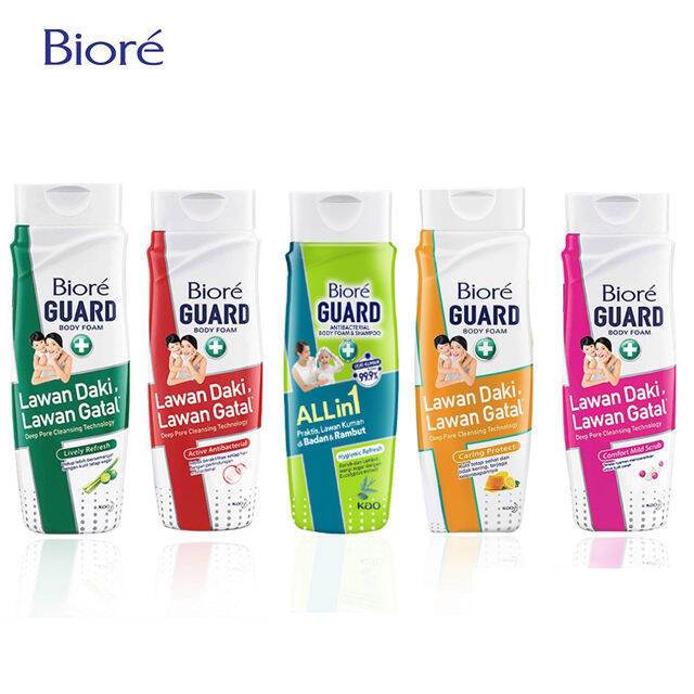 Jual Biore Guard / Biore All in 1 Body Wash Kemasan Botol 100ml | Shopee Indonesia