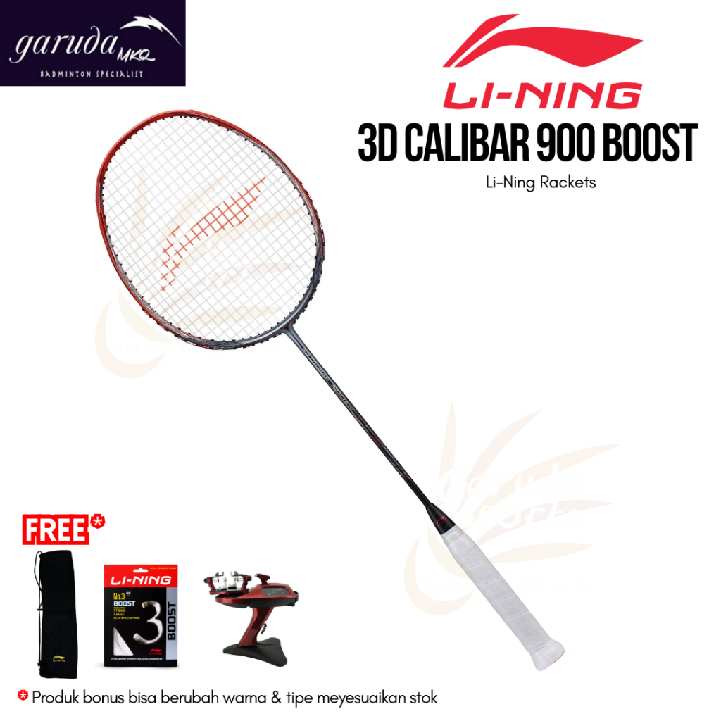 Jual Raket Badminton Lining 3D Calibar 900B / Raket Lining Calibar 900 ...