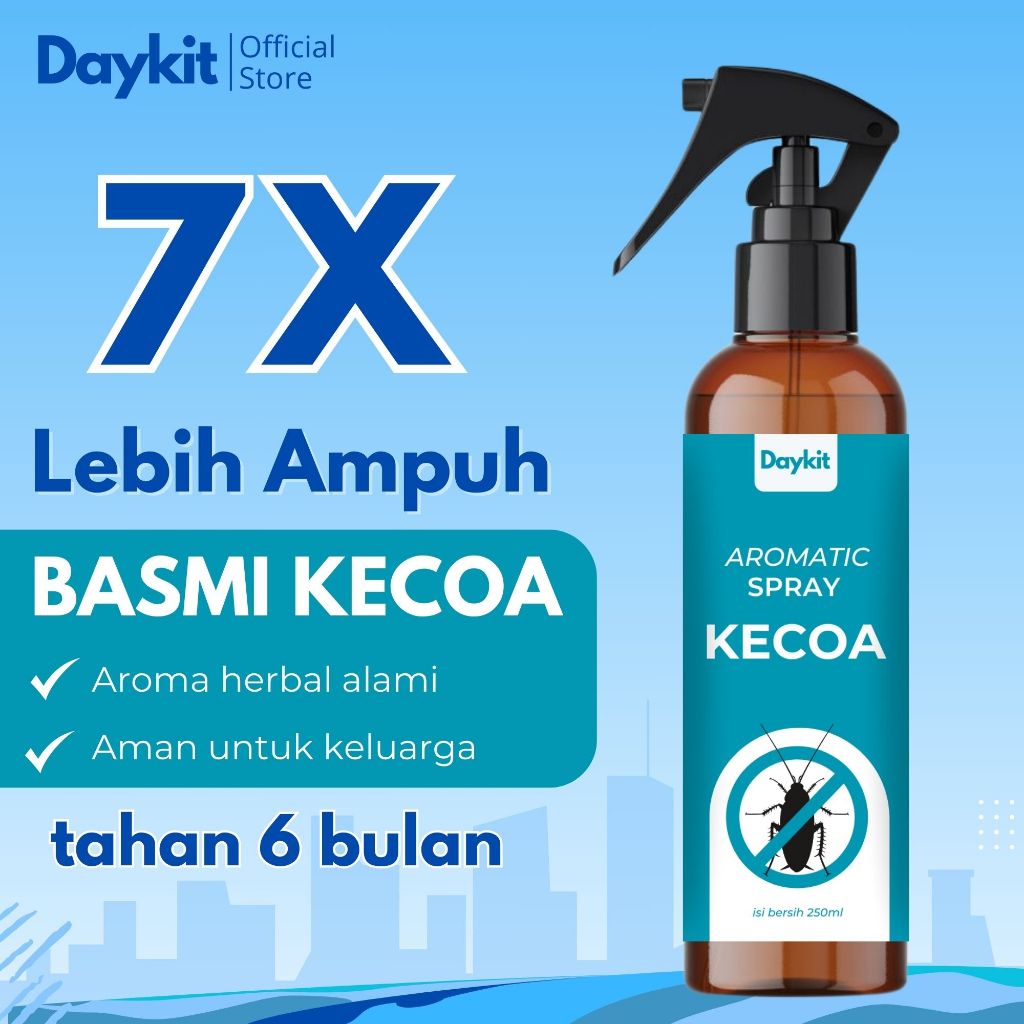 Jual DAYKIT Obat Anti Kecoa Ampuh – Semprotan Pembasmi Kecoa dan Racun Kecoa Paling Efektif ...