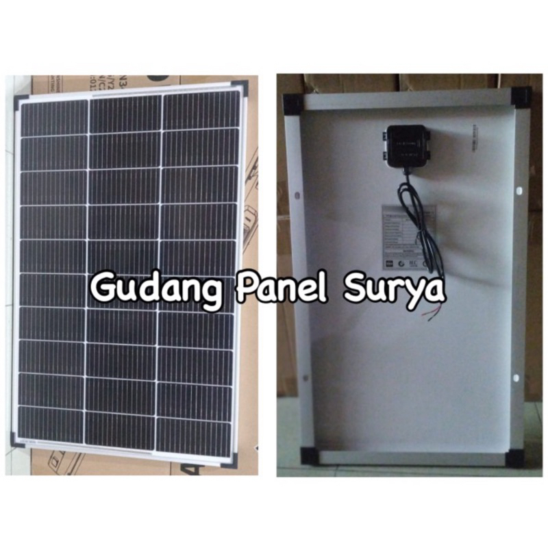 Jual Solar Panel Surya Solarcell 50WP Monocrystalline 50 mono | Shopee ...