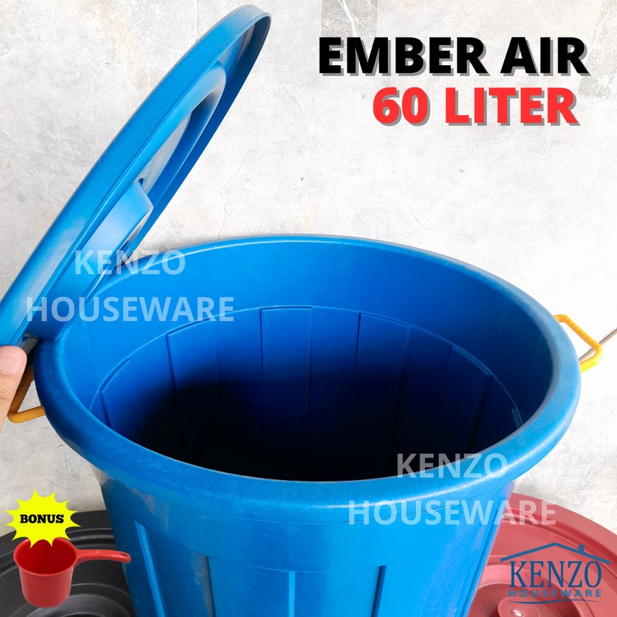 Jual Ember 60 Liter Dengan Tutup Ember Air Plastik Kamar Mandi Ember ...