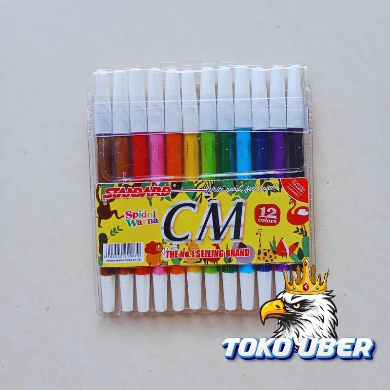 Jual Spidol standard 12 warna CM | Shopee Indonesia