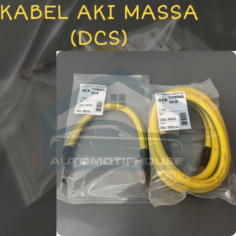 Jual Kabel Aki Massa/ Kabel Accu Mobil/ Truk 12V/ 24V DCS (Semua Ukuran) | Shopee Indonesia