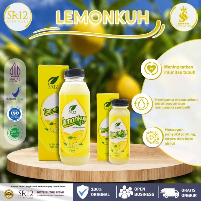 Jual Lemonkuh SR12 Sari Buah Lemon Menjaga Kesehatan Tubuh Menurunkan ...