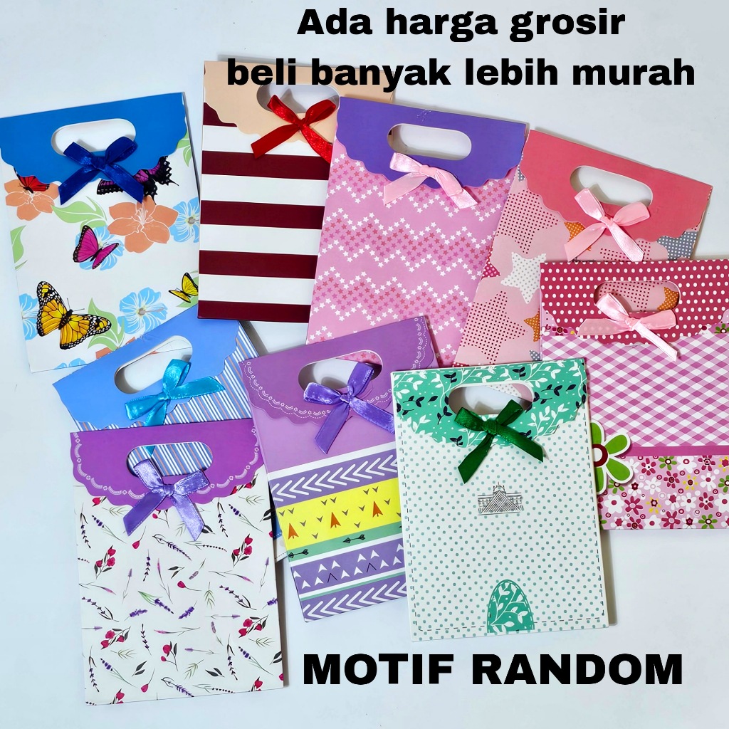 Jual SOS Paper Bag Kado FG ukuran S(minimal 4) / Goodie Bag /Hand Bag ...
