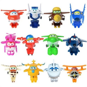 Jual ACTION FIGURE MAINAN ANAK PESAWAT SUPER WINGS TRANSFORMS SET ISI ...