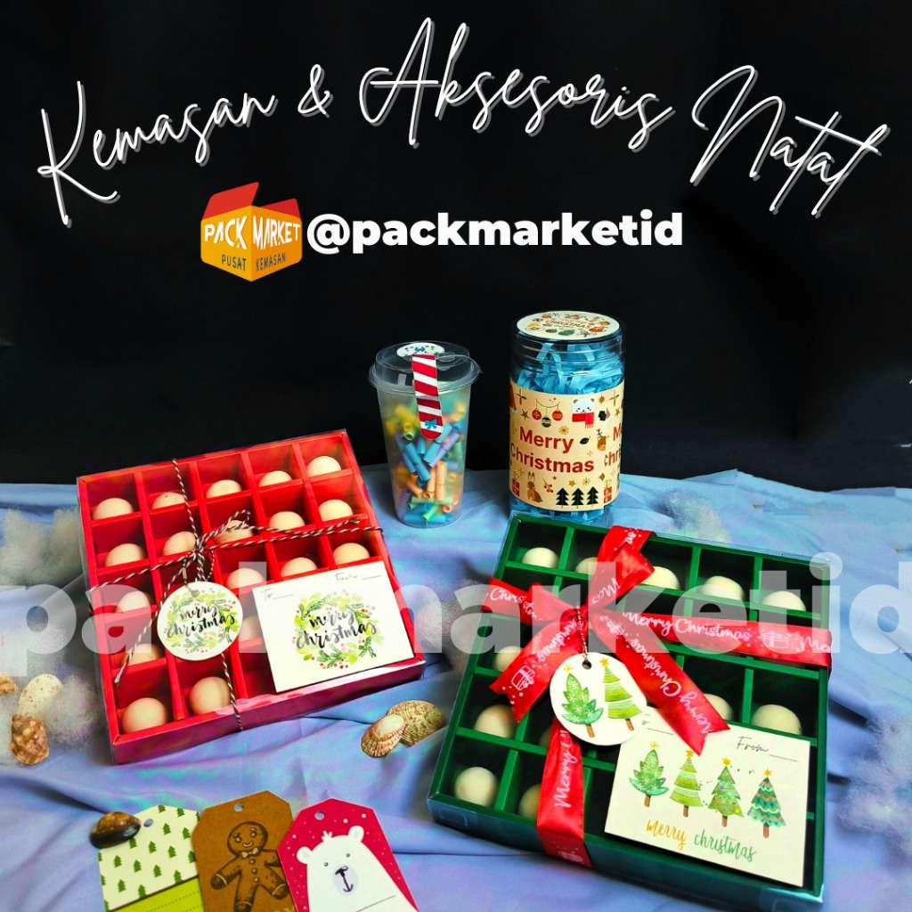 Jual Nastar Box Warna - Merah & Hijau - 1 pak isi 5pc Box | Shopee ...