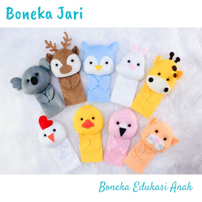Jual Finger Puppet Part 1 | Boneka untuk Mendongeng/Bercerita | Boneka ...