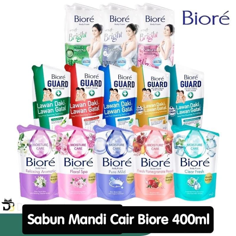 Jual Biore Refill Sabun Mandi Badan Cair 400ml (Cek Stok & Varian Chat ...