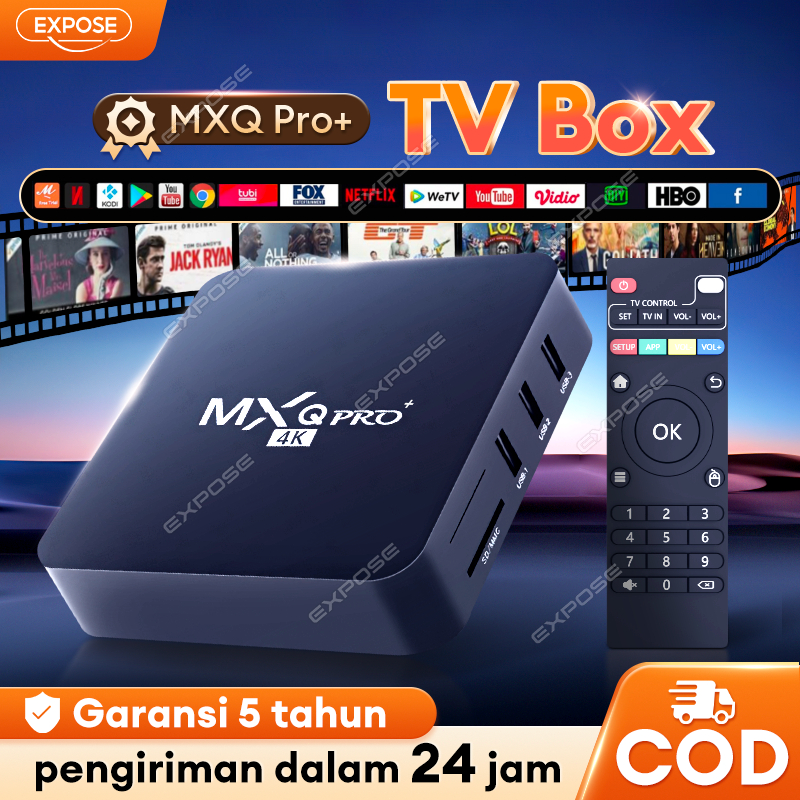Jual MXQ PRO Android TV Box MXQ Pro 2.4G WIFI Smart TV 4K Box Netflix Global Ultra HD 4K Android ...