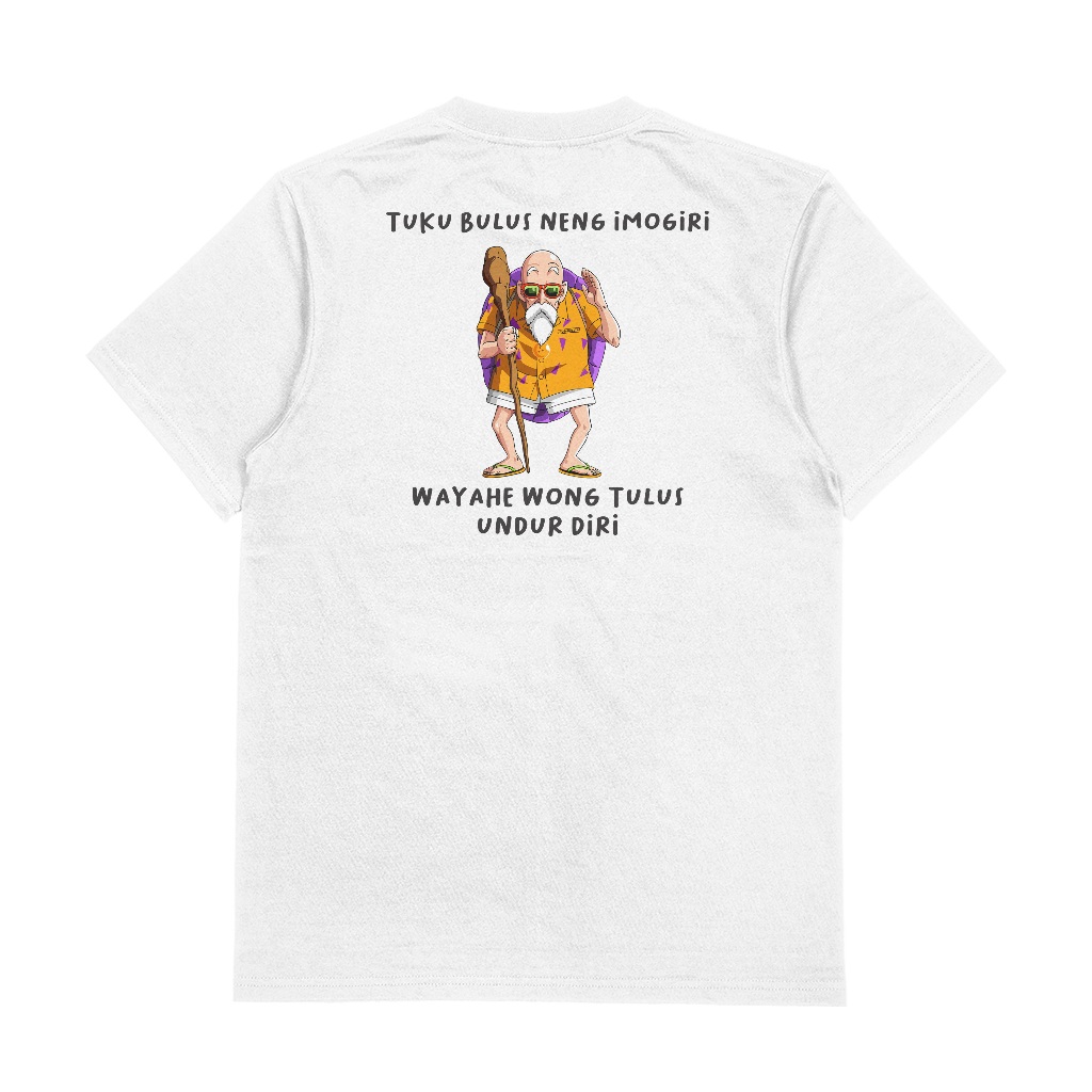 Jual Jogja0274 Kaos WONG TULUS UNDUR DIRI TS 137 Putih T-Shirt Tshirt ...