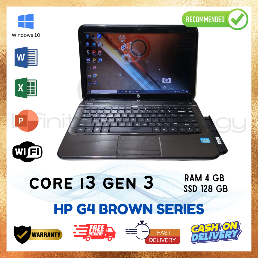 Jual HP 14 CORE I3 GENERASI 3 RAM 4GB SSD 128 GB 14 INCH | Shopee Indonesia