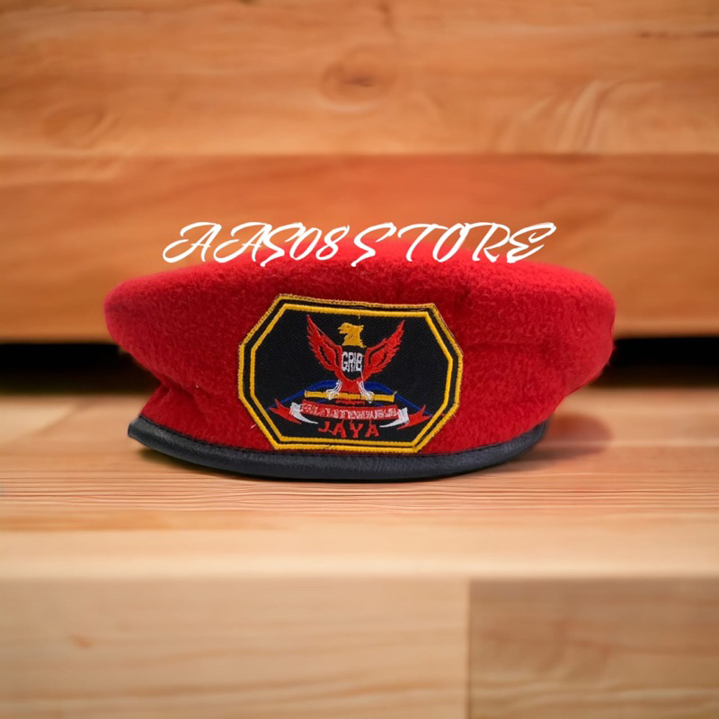 Jual BARET GRIB JAYA MERAH TERBARU TOPI BARET TIM HERCULES BARET ORMAS ...