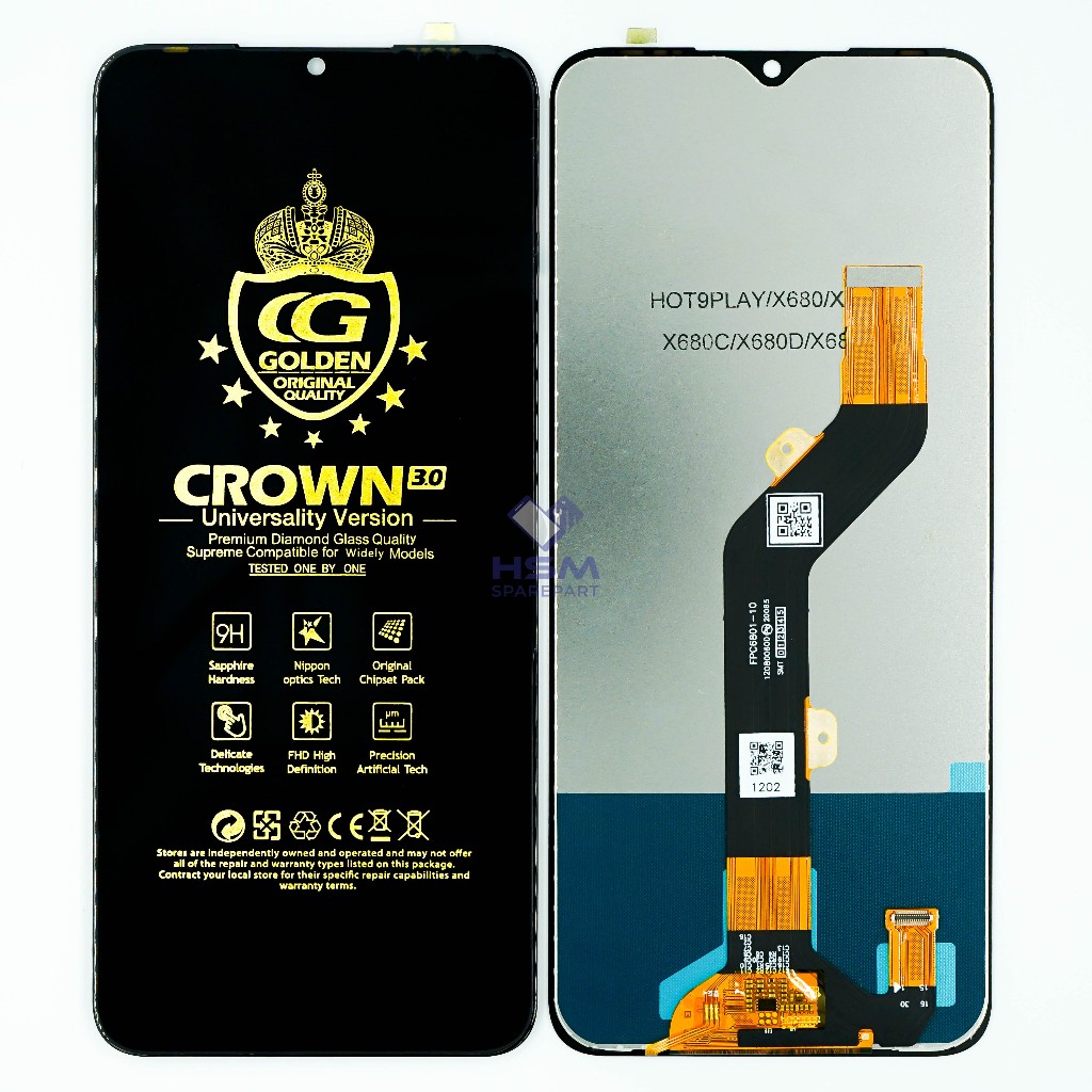 Jual LCD INFINIX HOT 9 PLAY/X680/X680B/X680C FULLSET TOUCHSCREEN ORI OEM | Shopee Indonesia