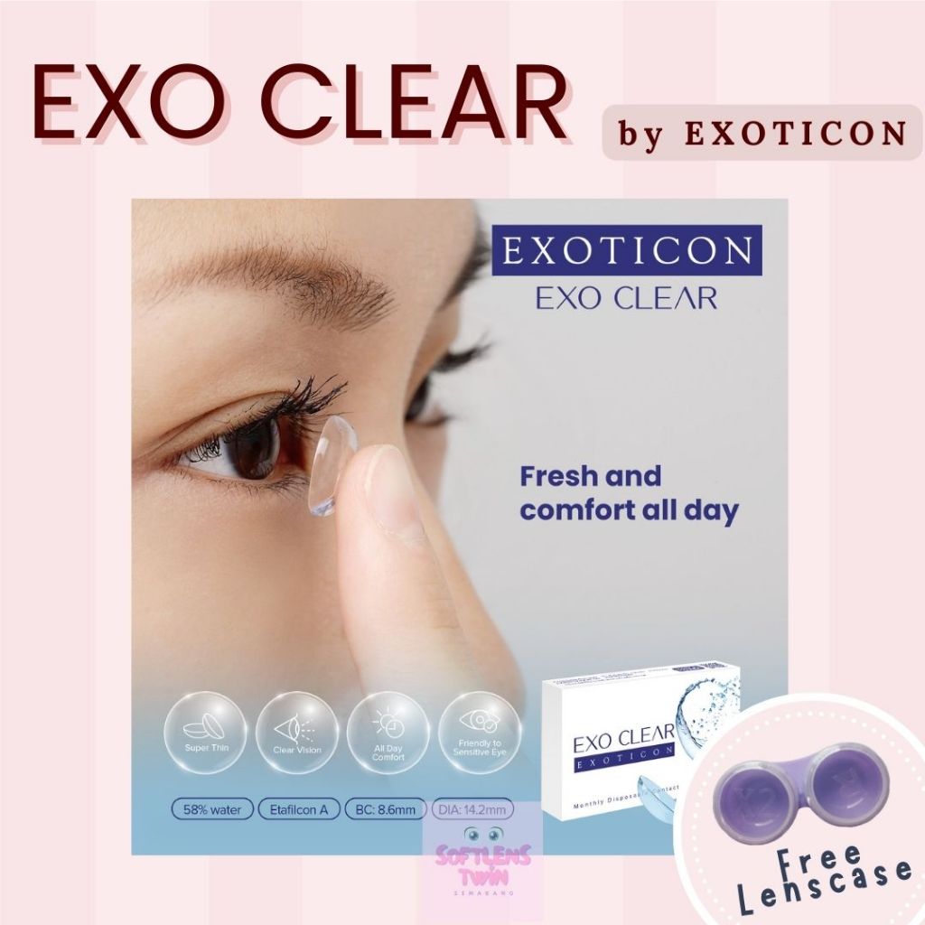Jual SOFTLENS MINUS BENING EXO CLEAR EXOTICON & NEWBLUK CLEAR by CTK ...
