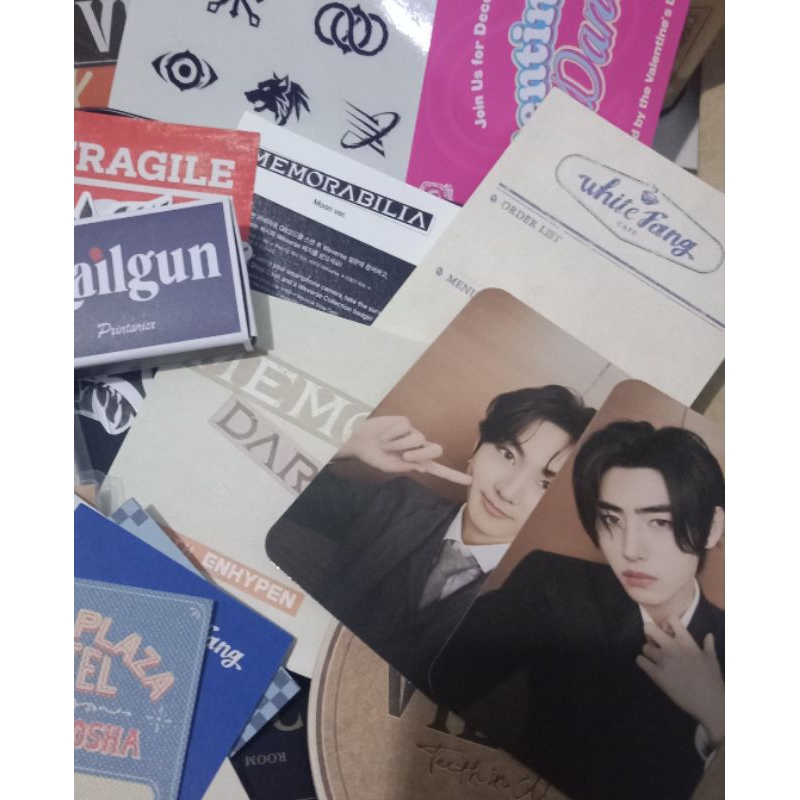 Jual ENHYPEN Memorabilia jungwon sunghoon wts uwon tuspi dark moon moon ...