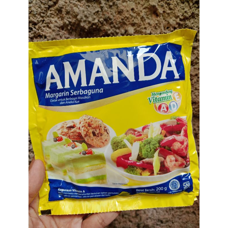 Jual Mentega Amanda Kemasan 200 Gram | Shopee Indonesia