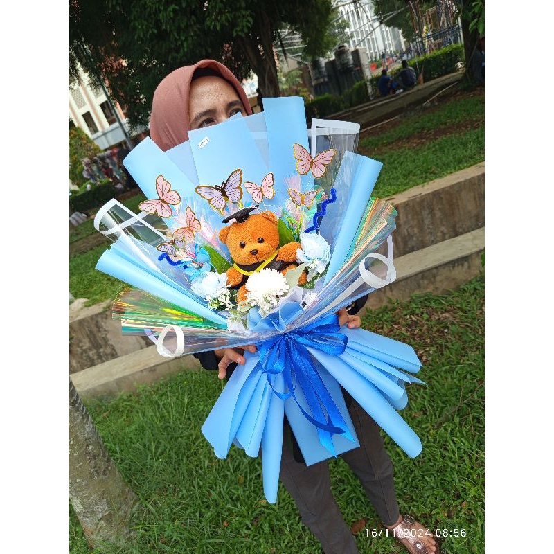 Jual Buket Boneka Kupu-Kupu / Buket boneka / buket kupu-kupu / hadiah ...