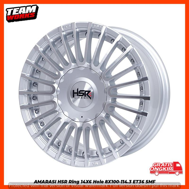 Jual VELG MOBIL RING 14 HSR AMARASI LEBAR 6 SMF UNTUK SIGRA AGYA AYLA CALYA JAZZ BRIO PELEK R14 ...