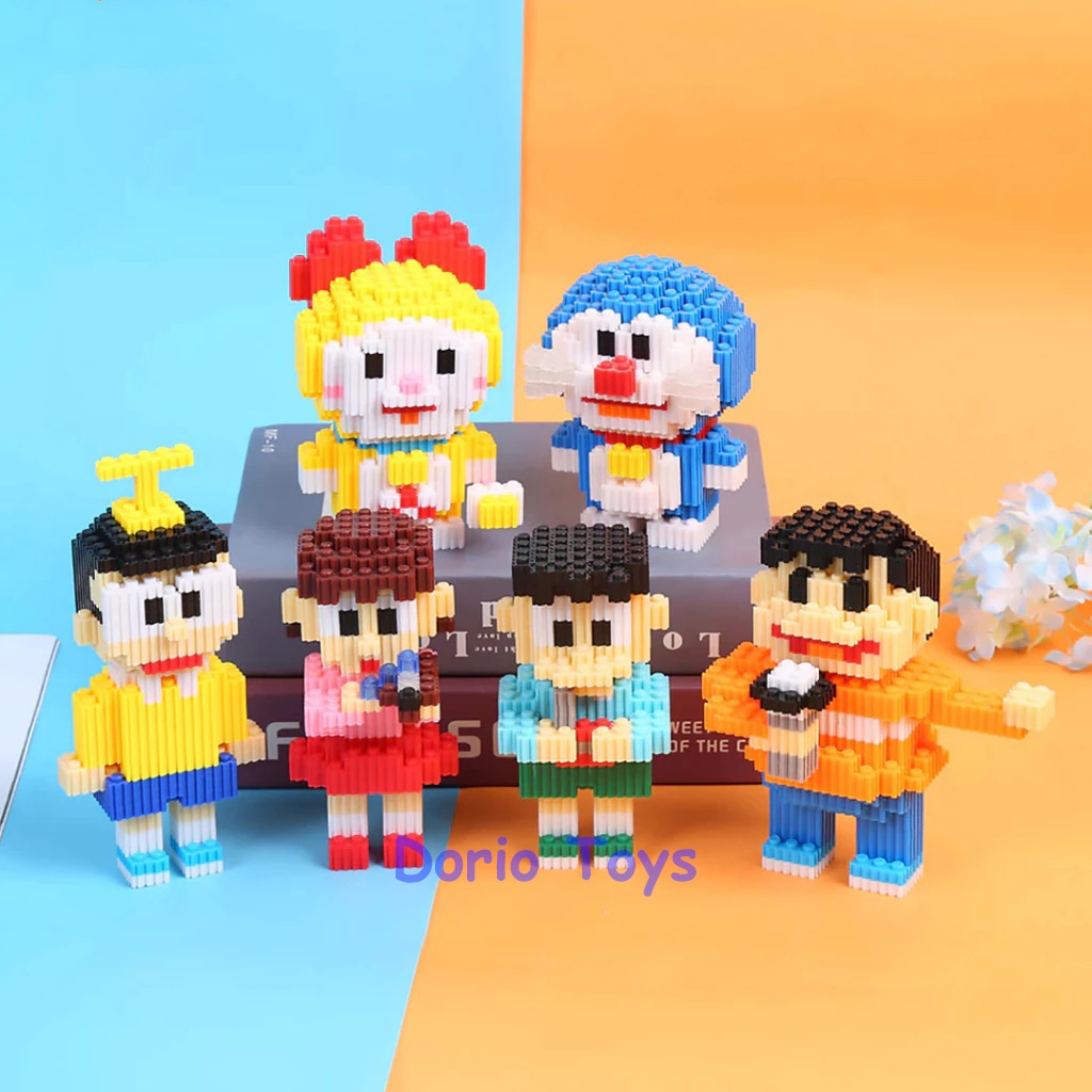 Jual Nano Blocks Kartun Favorit - Doraemon Nobita Shizuka Suneo Giant ...