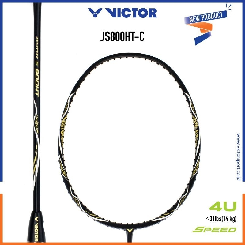 Jual Raket Badminton Victor Jetspeed S 800 HT JS800HT JS 800HT Original ...