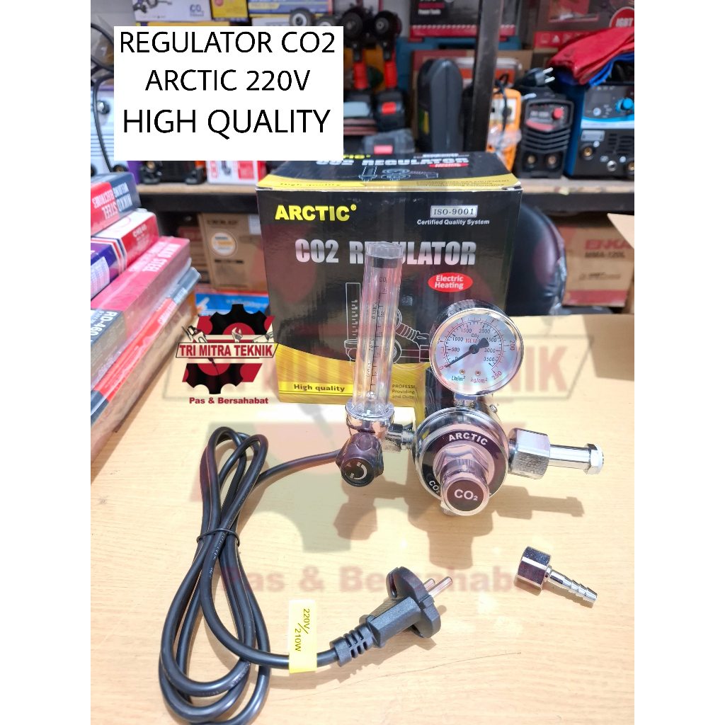 Jual ARCTIC REGULATOR GAS CO2+HEALER TABUNG MESIN LAS ARGON ARCTIC ...